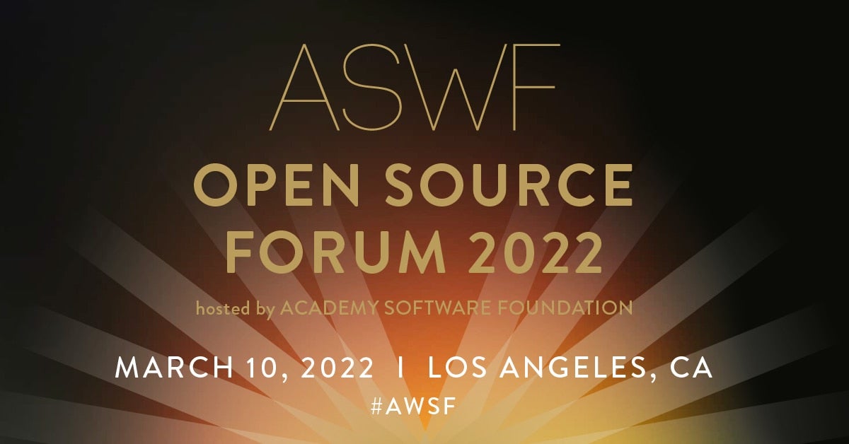 Academy Software Foundation Open Source Forum Linux Foundation Events