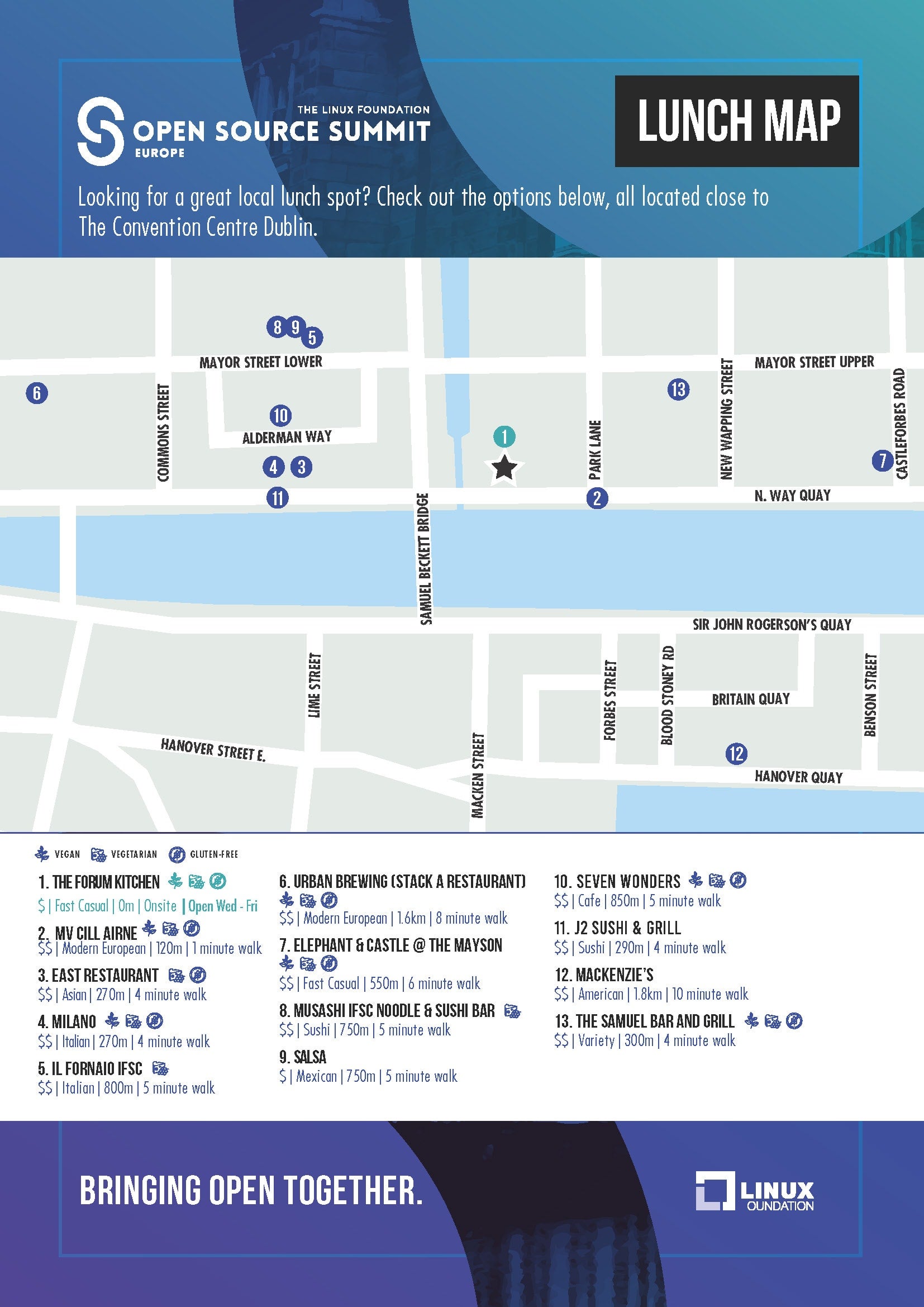 Lunch Map | LF Events